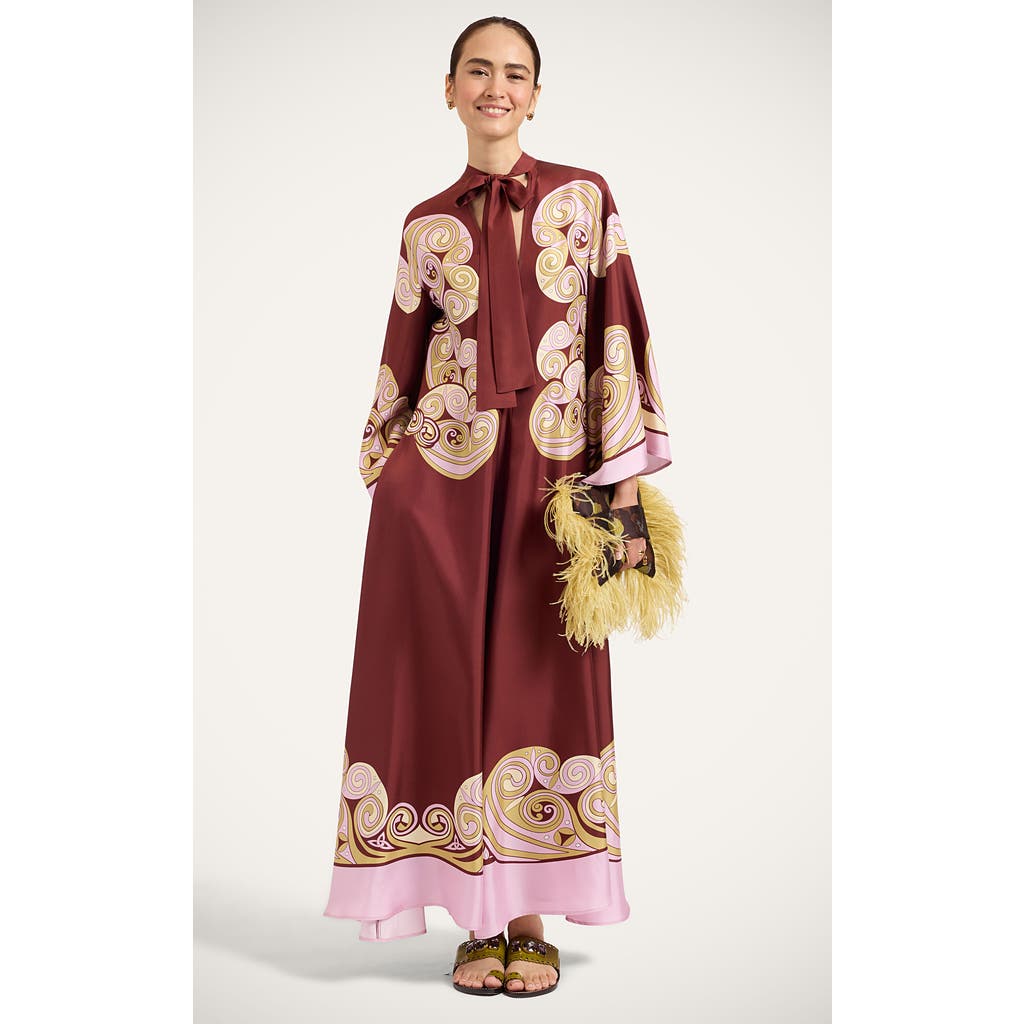 LA DOUBLEJ La DoubleJ Magnifico Silk Twill Maxi Dress